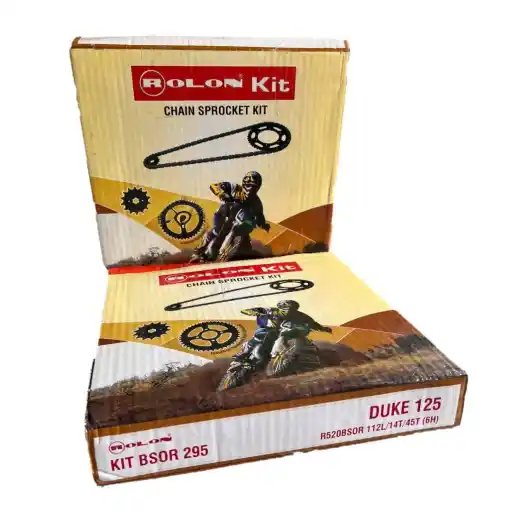 KTM DUKE 125 ROLON CHAIN SPROCKET KIT - Buy Online at Best Price Parts ...