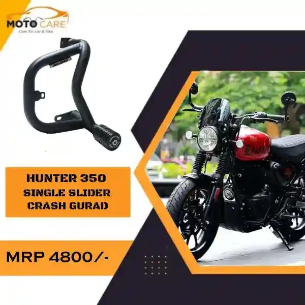 Moto Care Heavy Metal Single Slider Crash Guard For Royal Enfield ...